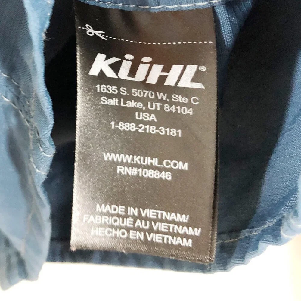 Kuhl | Shirts | Kuhl Invoke Nylon Roll Tab Long Sleeve Vented Shirt 729 ...